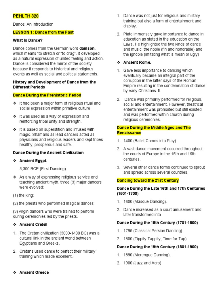 All About Dance | PDF | Dances | Entertainment