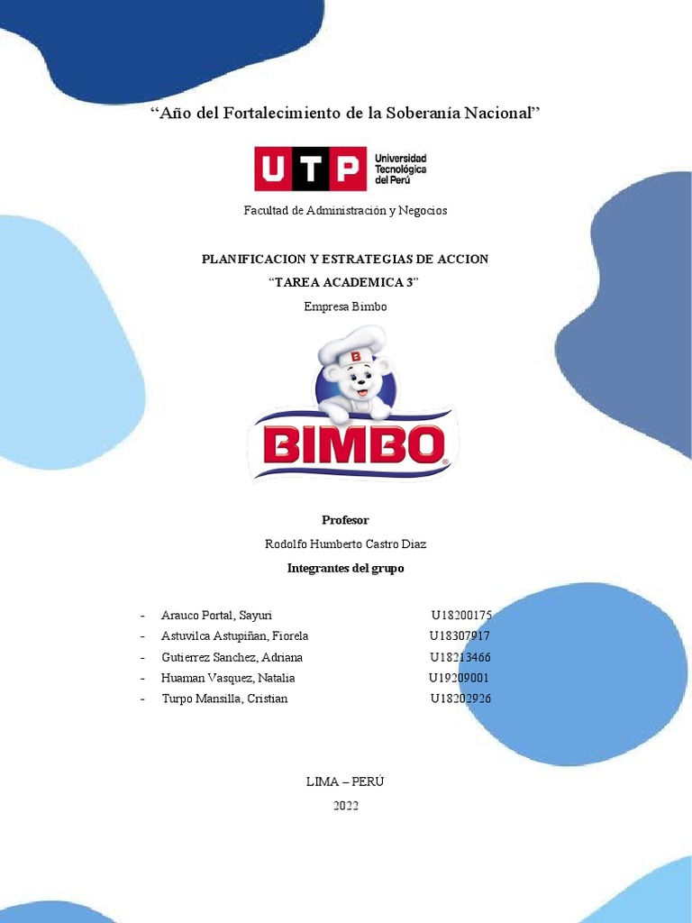 Tarea Academica 3 Planificacion 1 | PDF | Calidad (comercial) | Marketing Tarea Academica 3 Planificacion 1 | PDF | Calidad (comercial) | Marketing