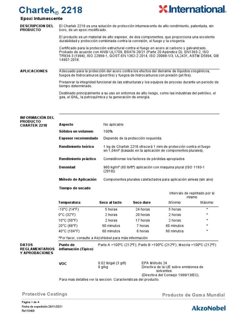 Chartek 2218 Spa A4 20211126 | Descargar gratis PDF | Acero | Química