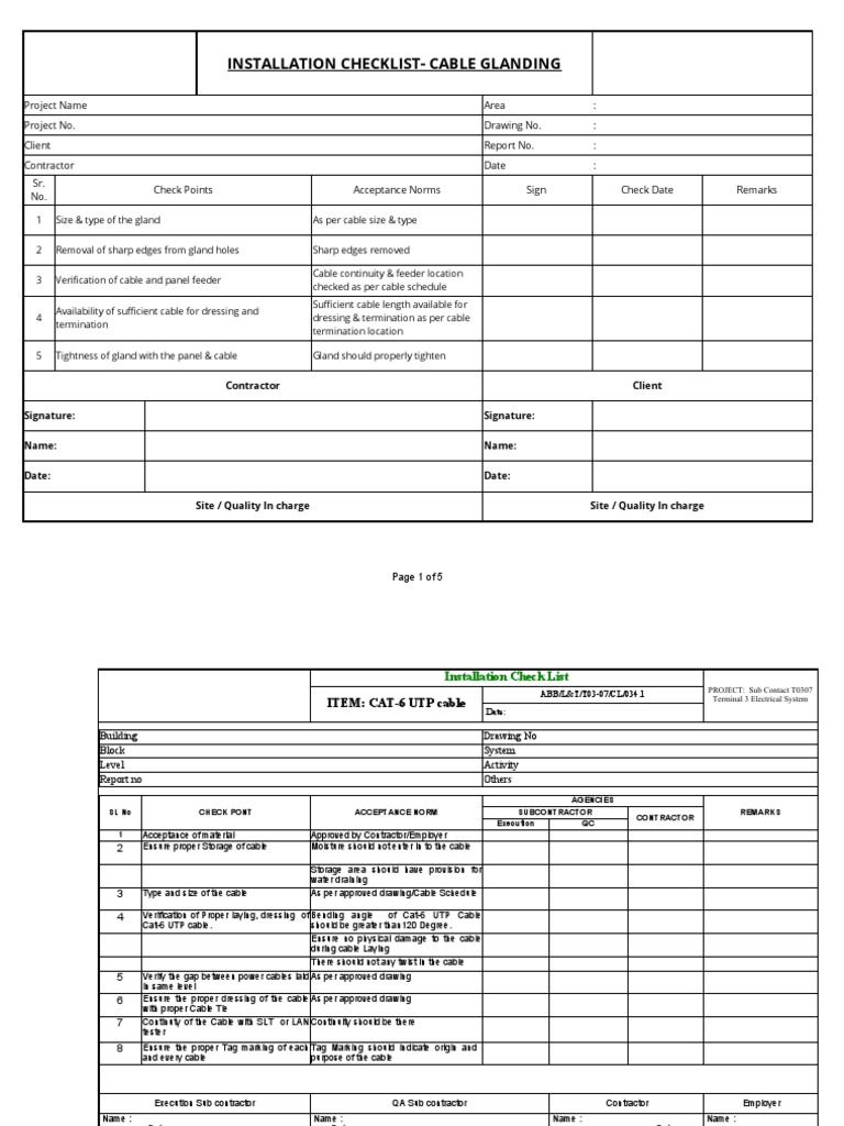 Cable Glanding | PDF | Wire | Optical Fiber
