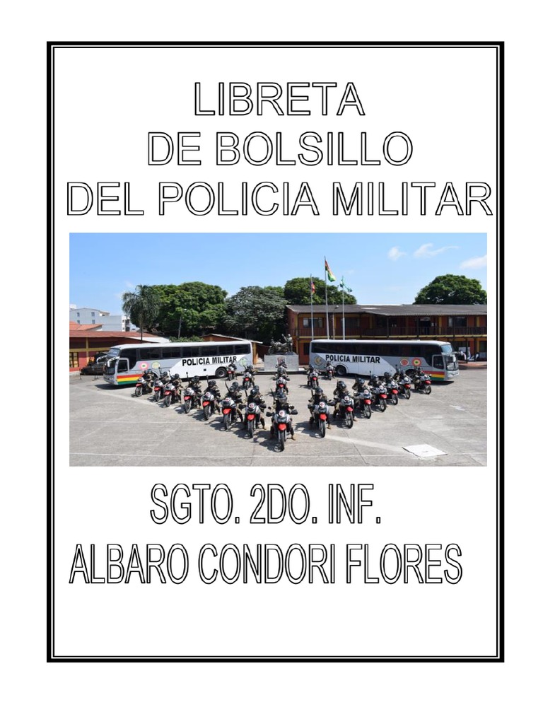 1 Libreta para Pm. Imprimir | PDF | Policía | Disciplinas