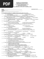 Grade 6 SumTest Answer Keys in All Subject Modules 1-3 | PDF ...