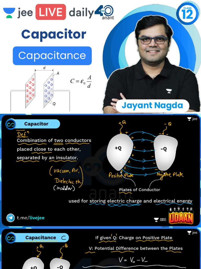 Capacitor | PDF | Capacitance | Capacitor