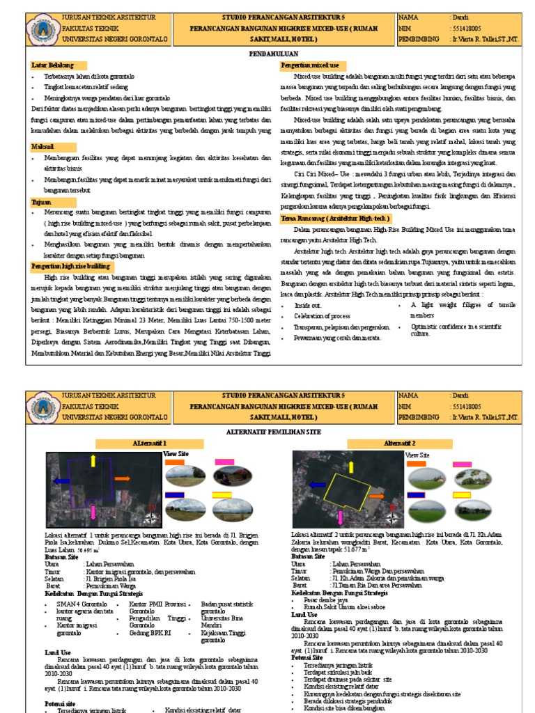 High-Rise Mixed-Use Gorontalo | PDF