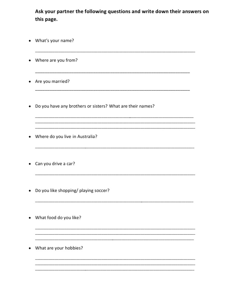 Interview A Partner | PDF