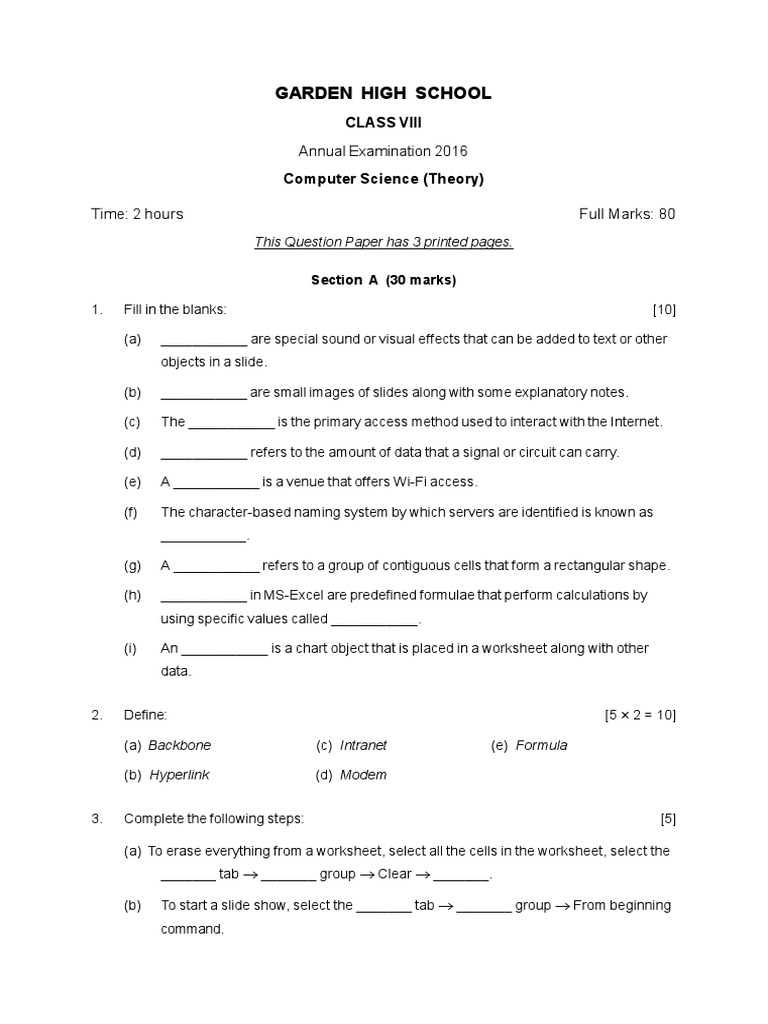 8 Computer Science Pdf Computer Engineering Information Age