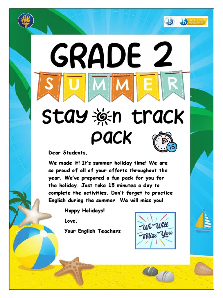 Grade 2 - Summer Revision Pack | PDF | Penguin