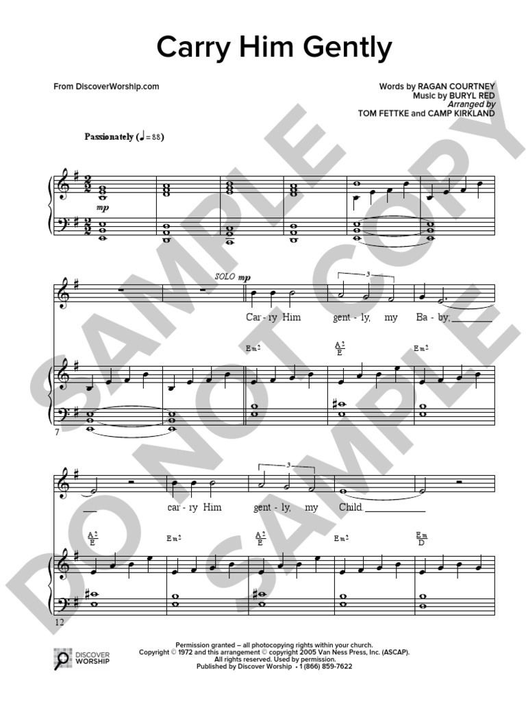 Carry Him Gently | PDF