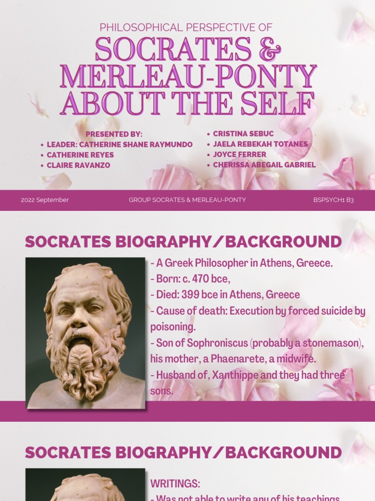 Philosophical Perspective of Socrates & Merleau-Ponty About The Self ...