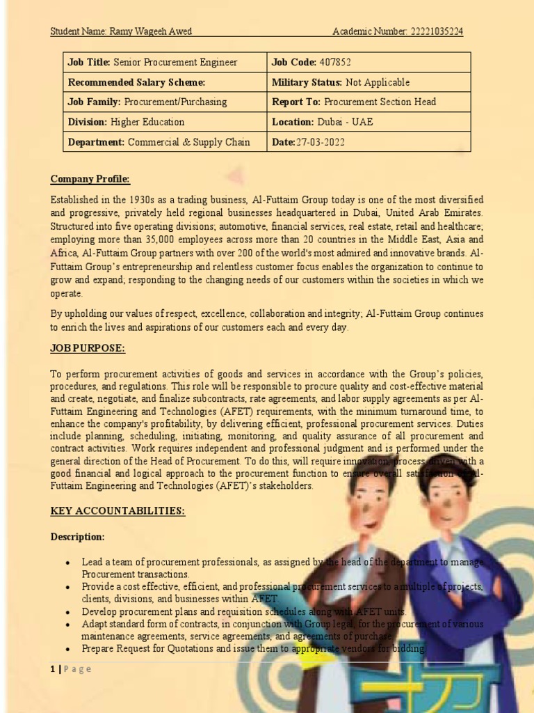 Jop Post - Senior Procurement Engineer - 27-03-2022 | PDF | Procurement ...