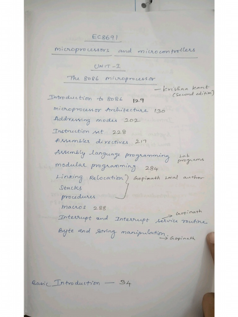 MPMC Unitwise Questions | PDF