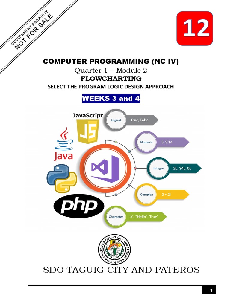 Comp Prog 12 W3 W4 | PDF | Control Flow | Algorithms