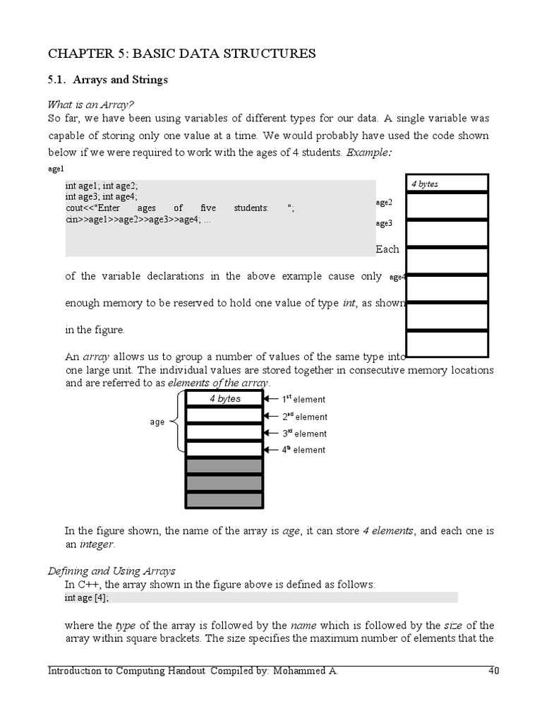 Chapter 5 Pdf Pointer Computer Programming Integer Computer Science