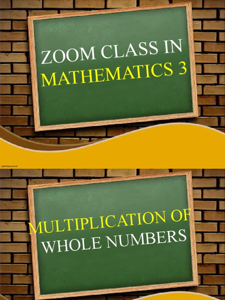 Multiplication of Whole Numbers | PDF | Multiplication | Discrete ...