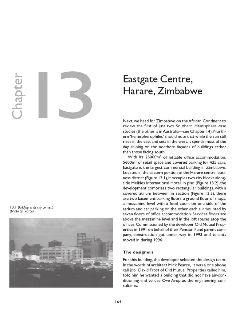 Eastgate Centre, Harare Zimbabwe | PDF | Chimney | Concrete