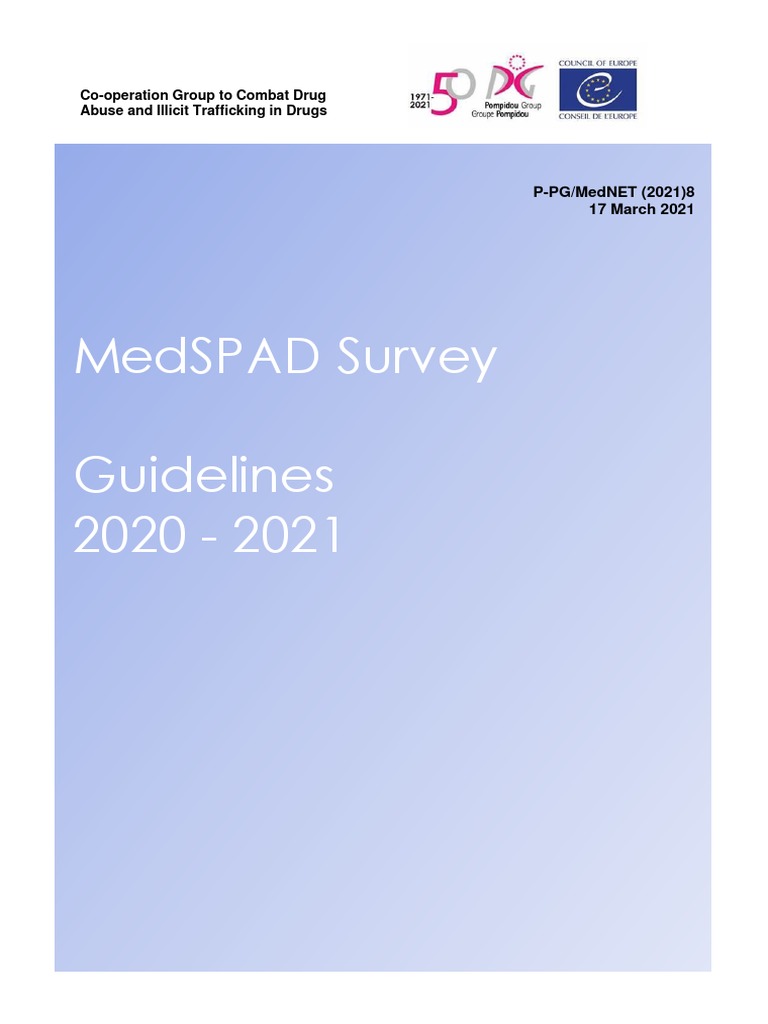 P PG MedNET 2021 8 MedSPAD Guidelines 2020-2021 en | PDF | Sampling ...