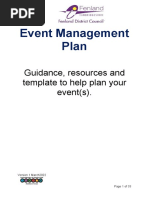 Event Planning Checklist | PDF | Social Media | Popular Culture & Media ...