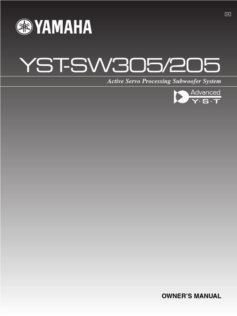 Yst SW305 | PDF | Loudspeaker | Ac Power Plugs And Sockets