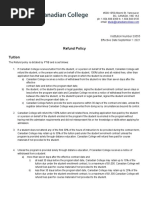SAIT Tuition Refund Policy Overview | PDF | Tuition Payments | Payments