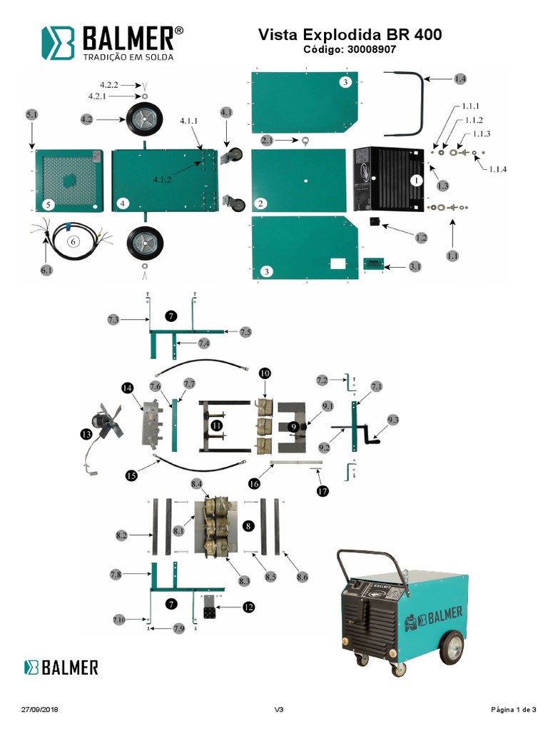 Vista Explodida BR 400 v3 | PDF