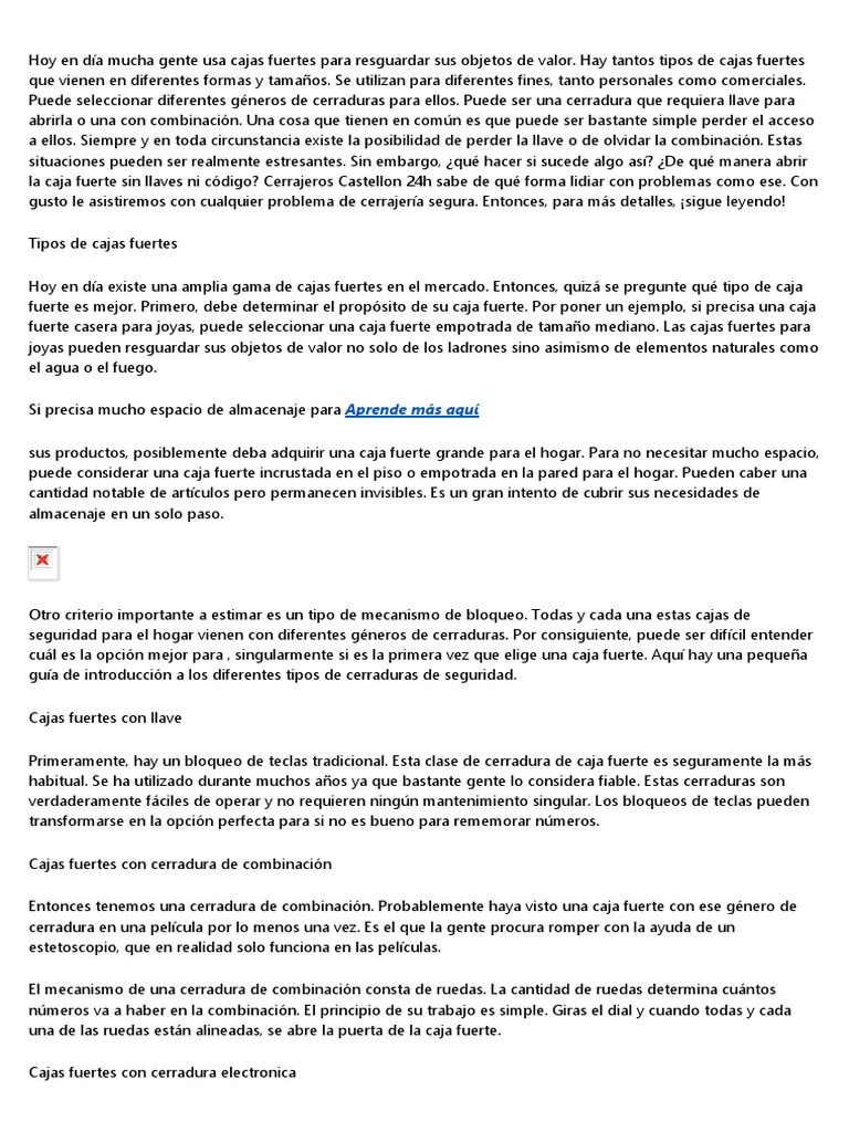 279845¿de Qué Manera Abrir Una Caja Fuerte Sin El Codigo? | PDF 279845¿de Qué Manera Abrir Una Caja Fuerte Sin El Codigo? | PDF