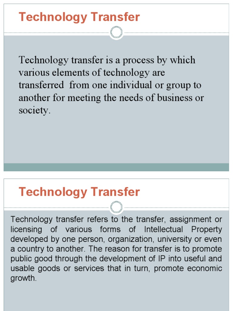 Bela PPT 1 | PDF | Technology Transfer | Intellectual Property