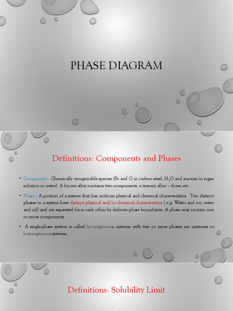 Phase Diagram | PDF | Phase (Matter) | Solubility