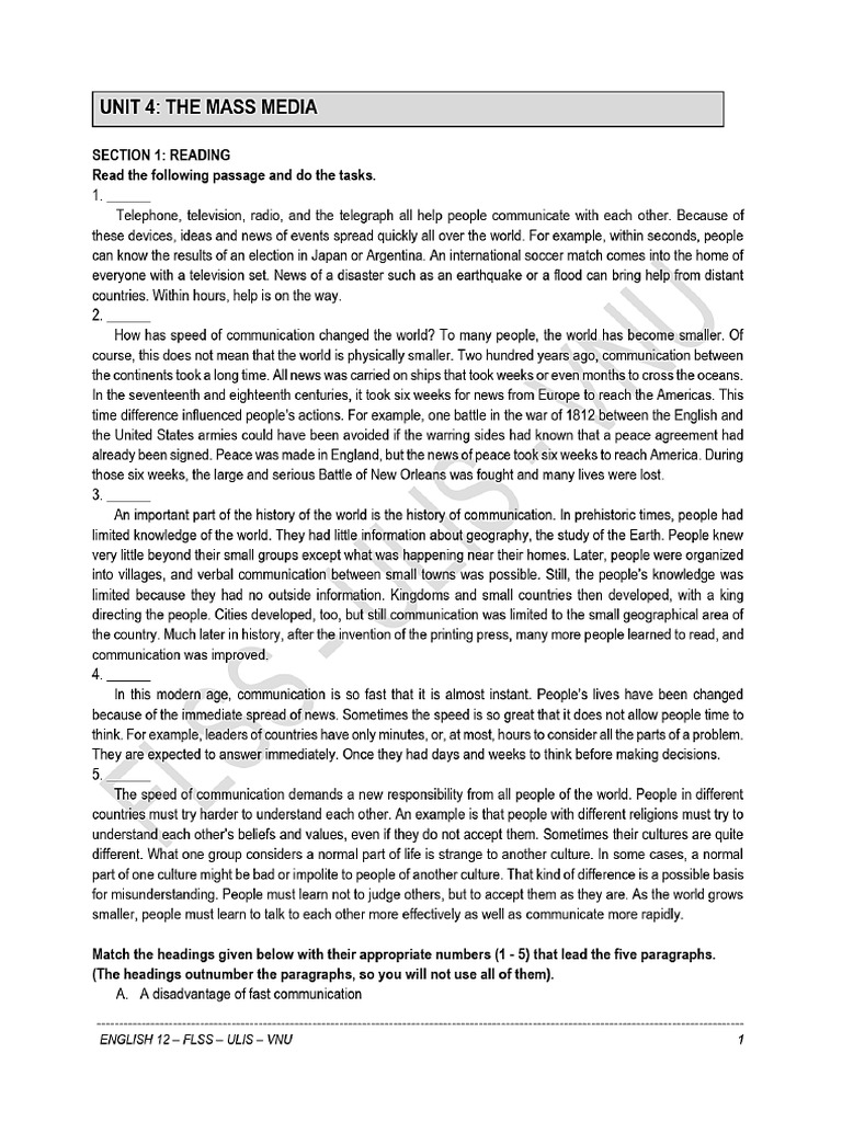 UNIT 4 - Paper | PDF