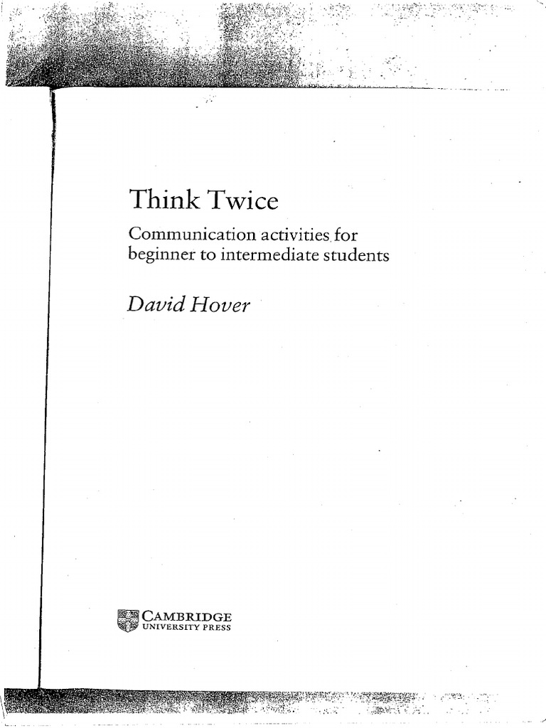 Think Twice | PDF