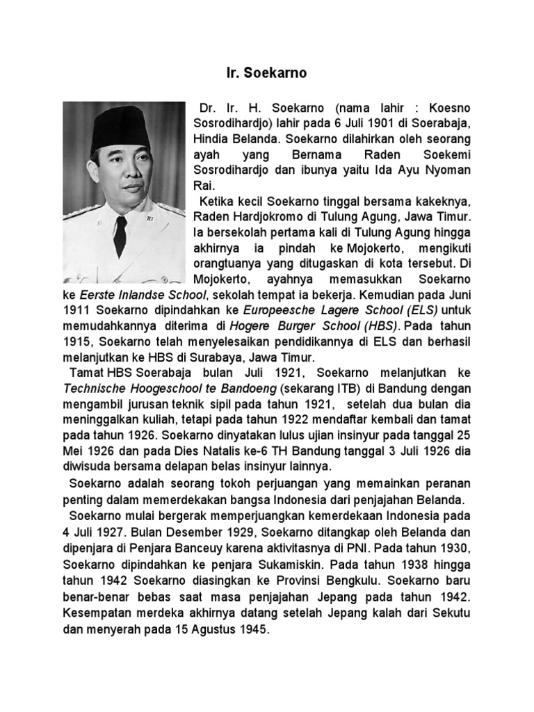BIografi Soekarno | PDF