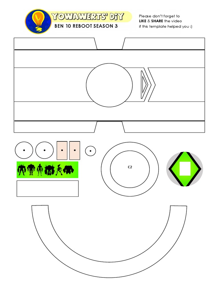Ben 10 Reboot Season 3 Omnitrix Guide | PDF | Games & Activities ...