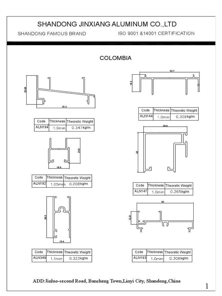 Shandong Jinxiang Aluminum Products | PDF | General Relativity ...