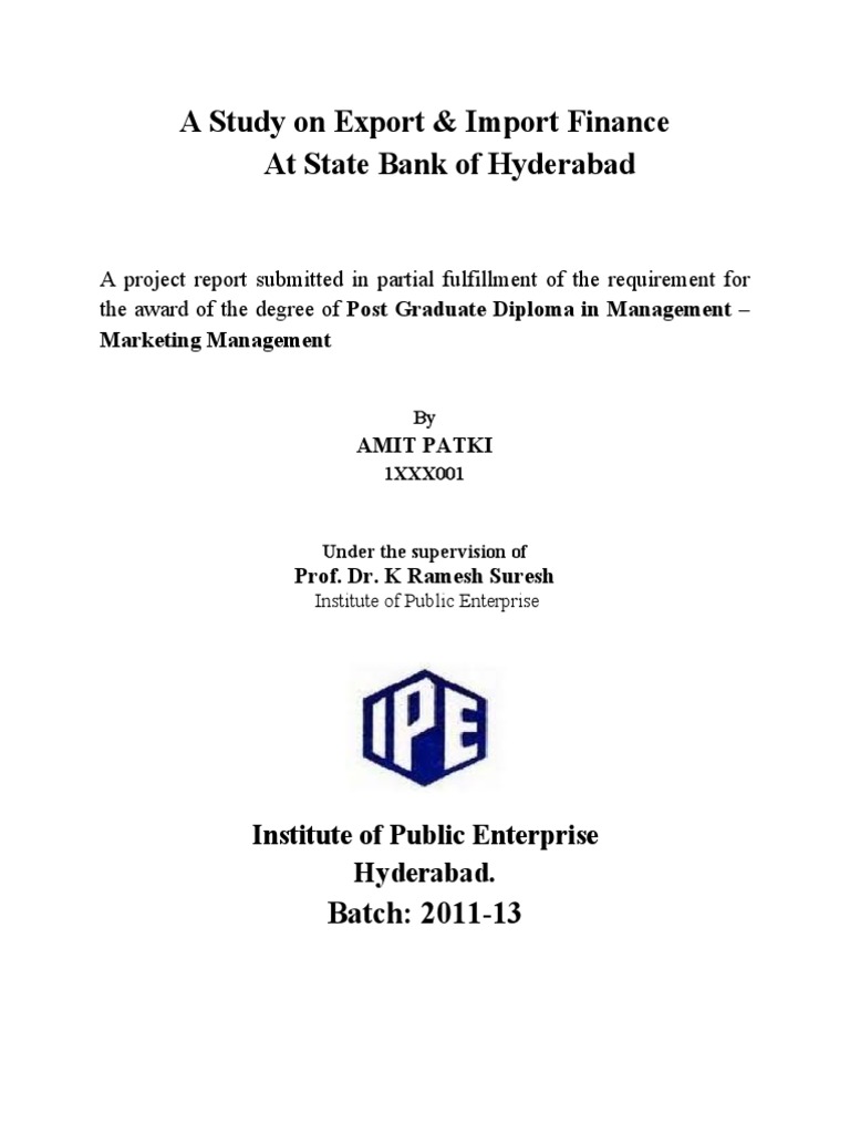 08 - SIP Report Cover Page Model Circulated | PDF