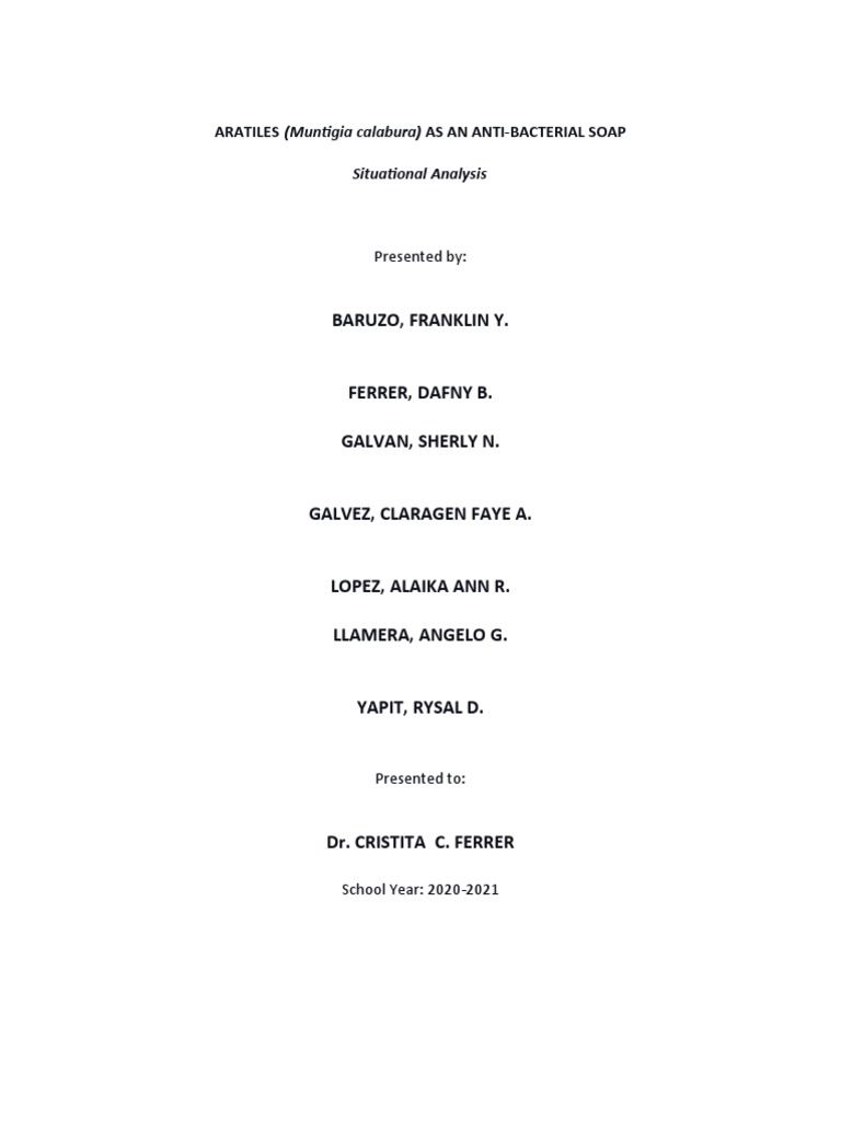 CHAPTER-1-and-2.docx-ARATILIS-SOAP-IP - docx-FINAL - Docx-May Idadagdag Pa Si Dapdap | PDF ...