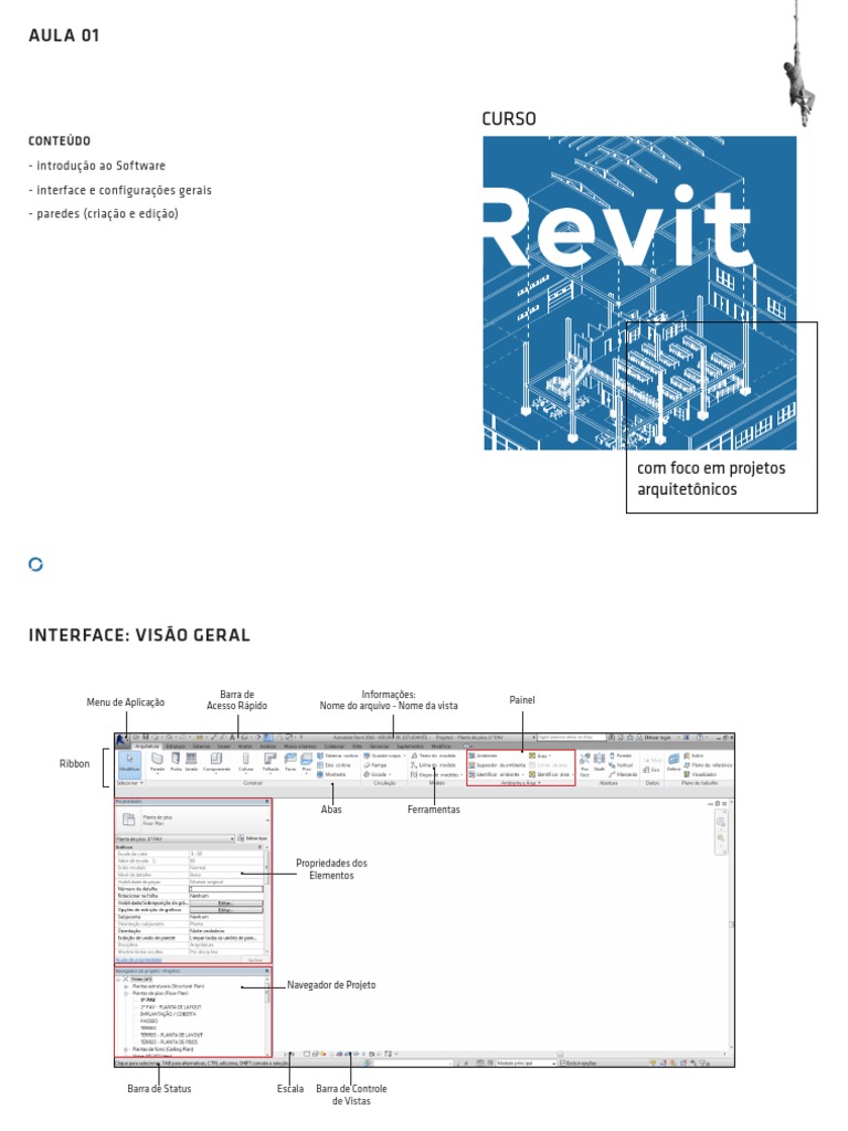 Introdução ao Revit: Interface e Paredes | PDF | Autodesk Revit ...