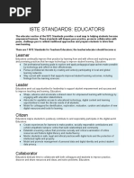 ISTE Standards for Students and Educators 2024 | PDF | Learning | Teachers