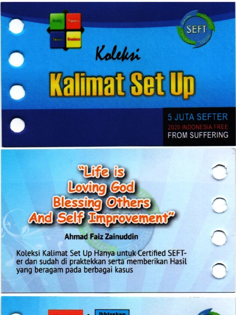 Kalimat Setup SEFT | PDF