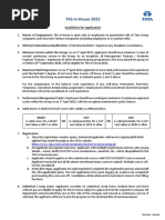 TAS in House 2024 Guidelines For Application | PDF | Graduate ...