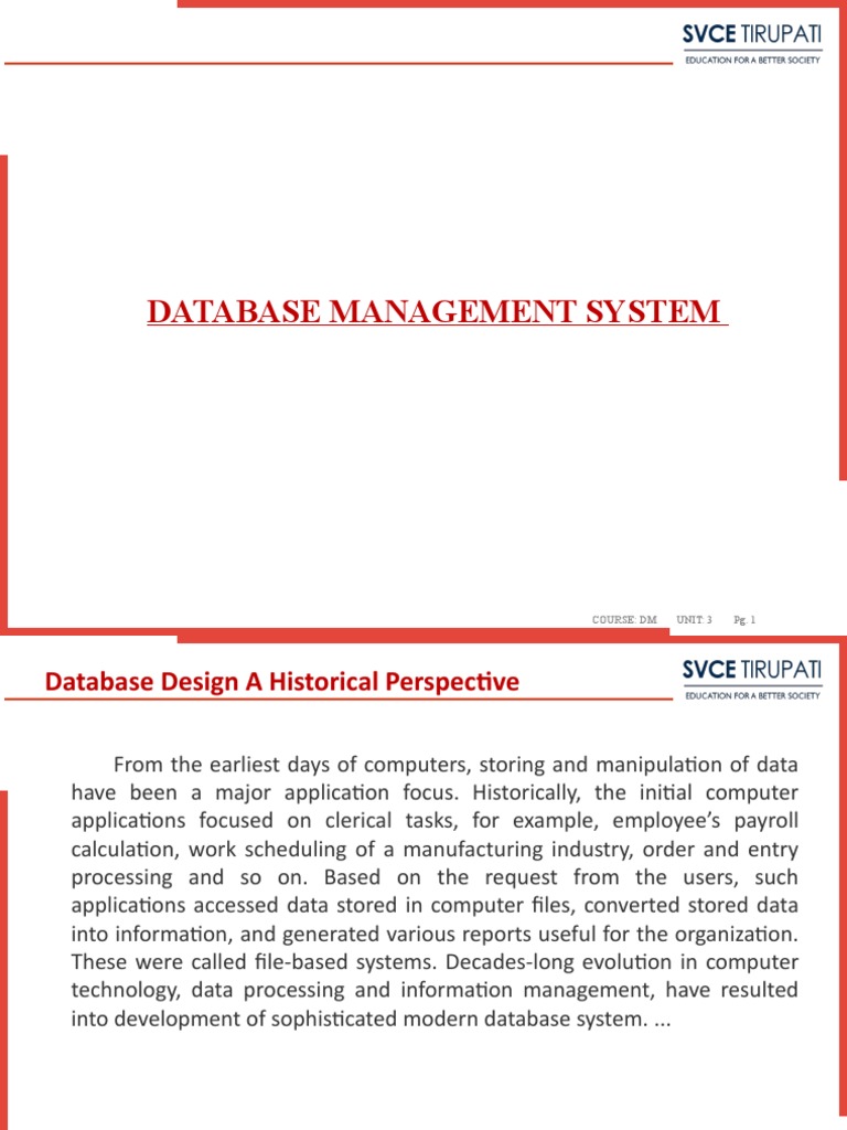 Database Management System PPT | PDF | Databases | Relational Database