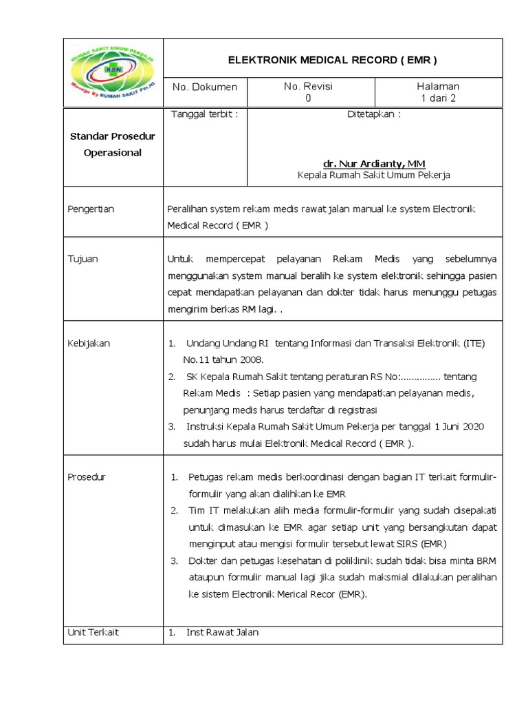 Peralihan ke Rekam Medis Elektronik | PDF