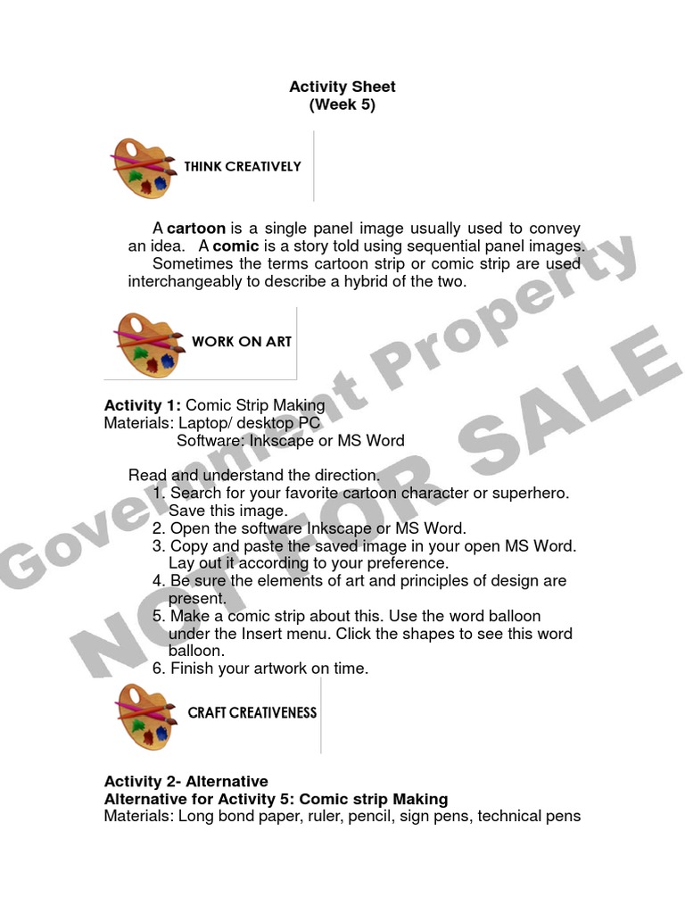 As Lesson 5 - Final | PDF | Comic Strips | Cartoon