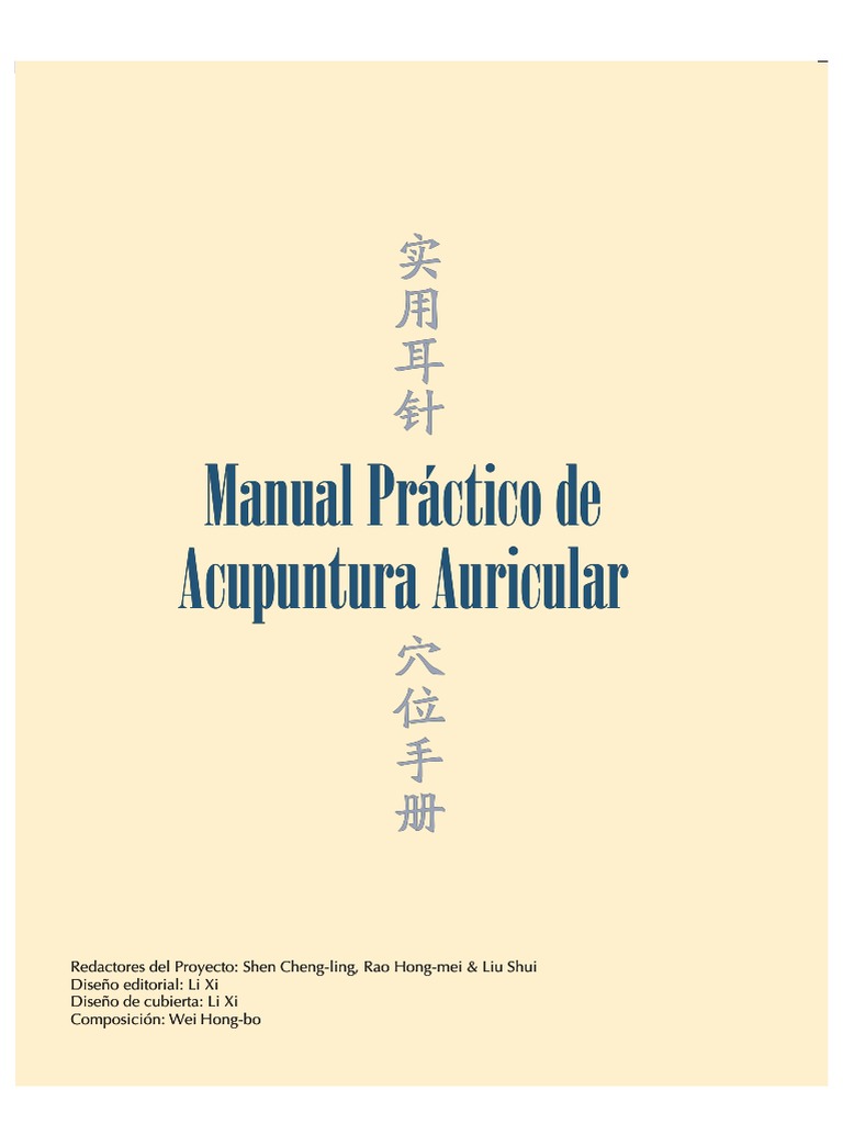 Manual Practico Acupuntura Auriculaincr Pdf Acupuntura Medicina