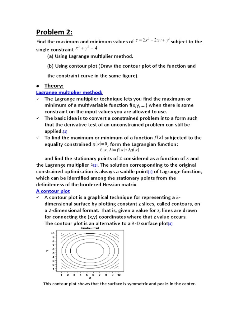 Problem 2:: Theory | PDF | Mathematics Of Computing | Applied Mathematics