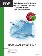 TLE-LE 9 - Q1 - W1 - Mod1 - TECHNICAL DRAFTING PDF | PDF | Technical ...