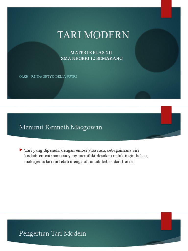 Tari Modern | PDF