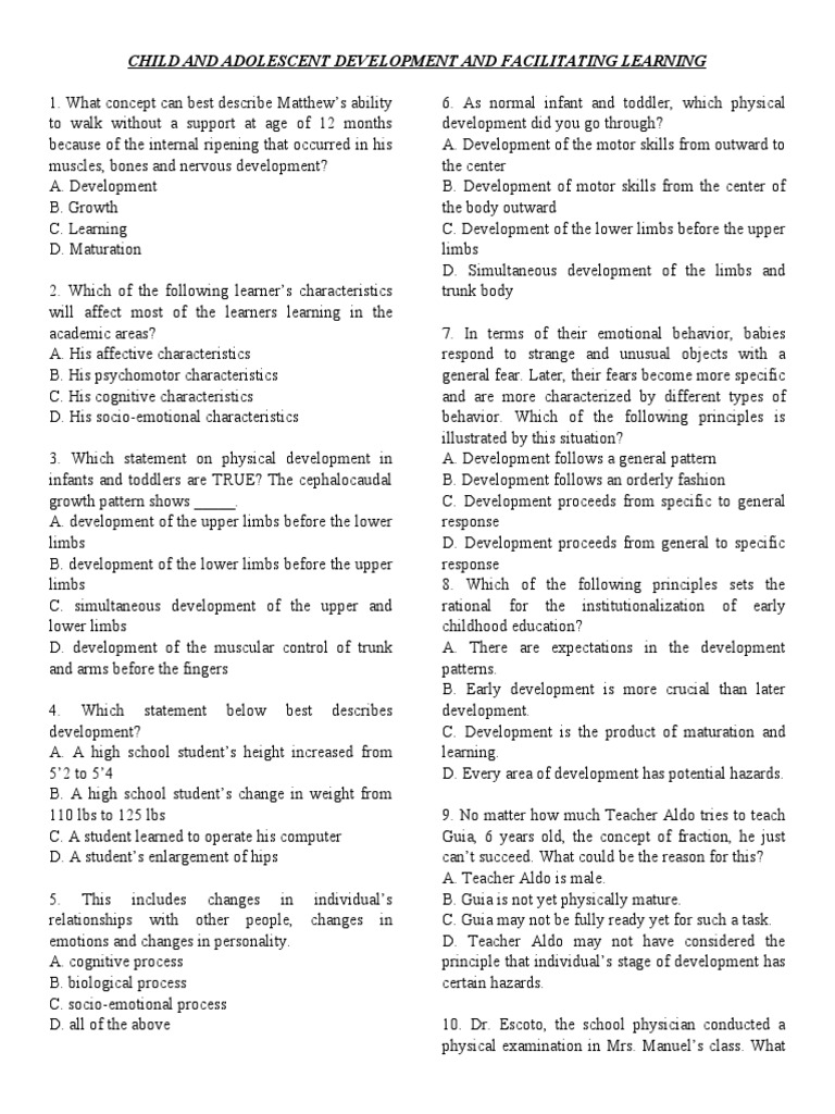 FTRC Week3 PracticeTest | PDF | Memory | Learning