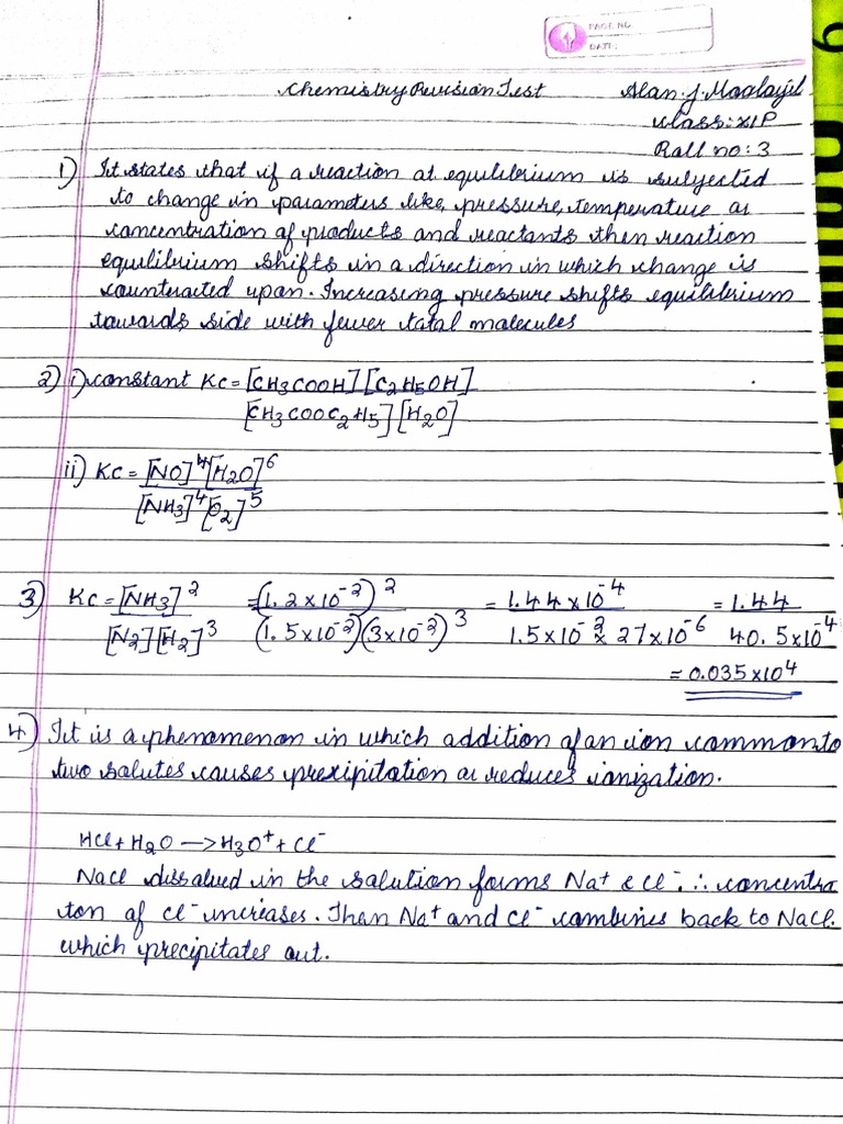 Chemistry Revision | PDF