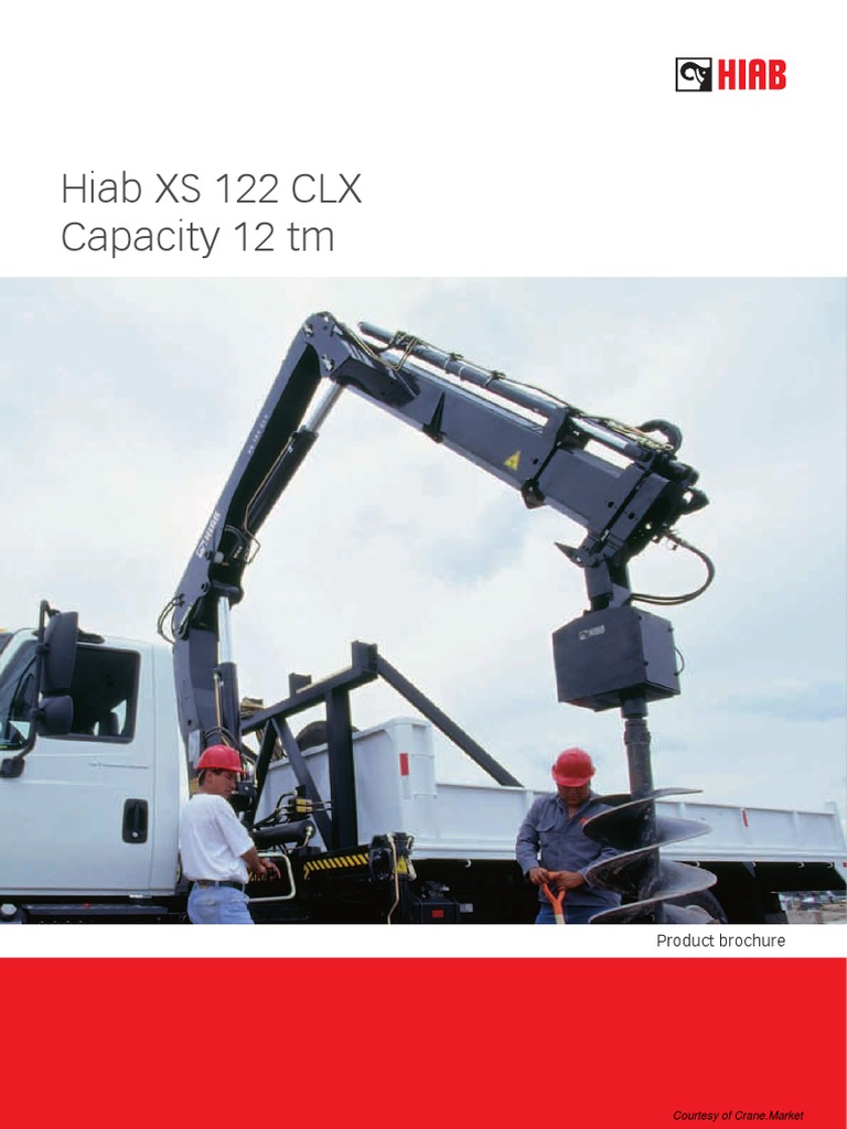 Hiab XS 122 CLX Crane Overview | PDF | Crane (Machine) | Manufactured Goods