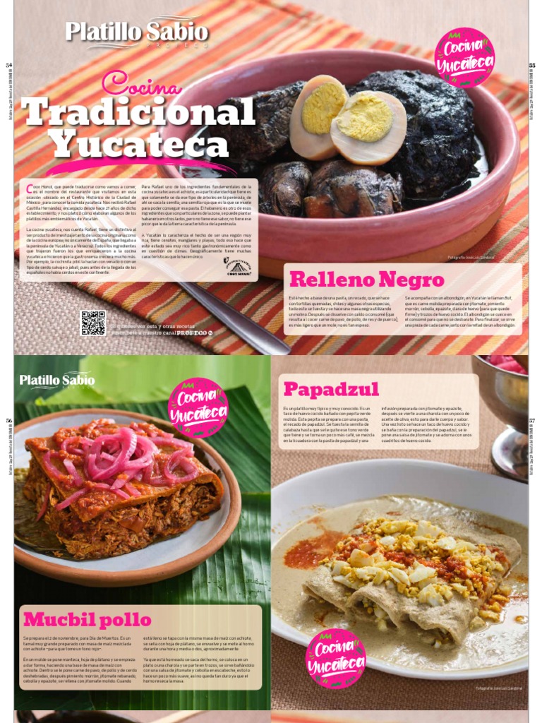 Platillo Sabio Cocina Yucateca | PDF