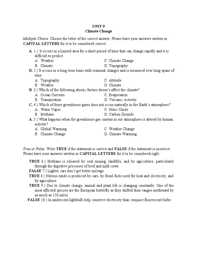 Tuason Quiz Unit 9 Sts | PDF | Law